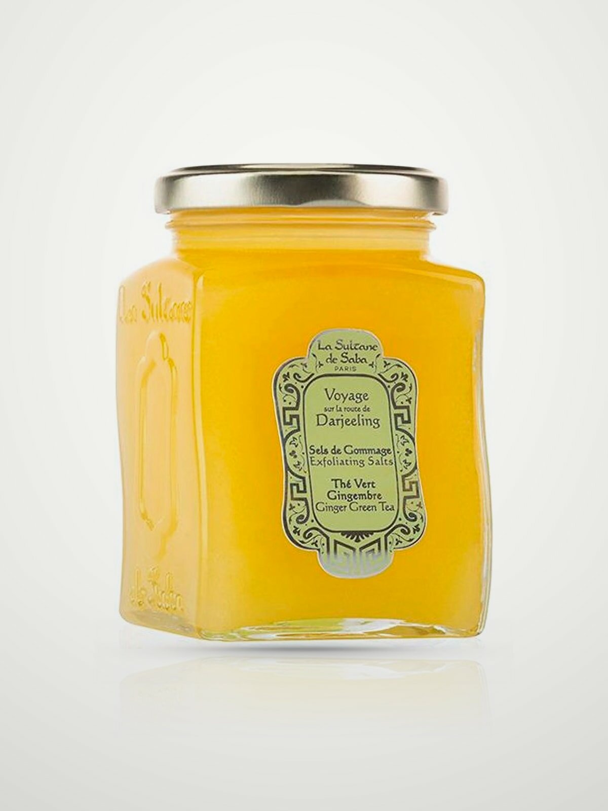La Sultane de Saba Exfoliating salts Ginger Green tea - Скраб-гоммаж, соль для пилинга Зеленый чай, Имбирь 300 г