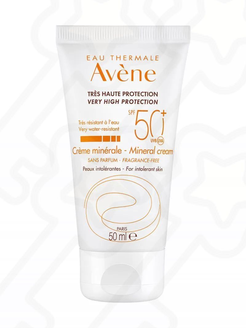 Солнцезащитный минеральный крем SPF 50+ для сверхчувствительной кожи , 50 мл