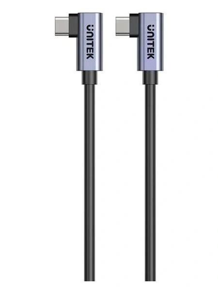 Кабель USB Type-C UNITEK PD100W USB-C Cable Dual 90 Degree