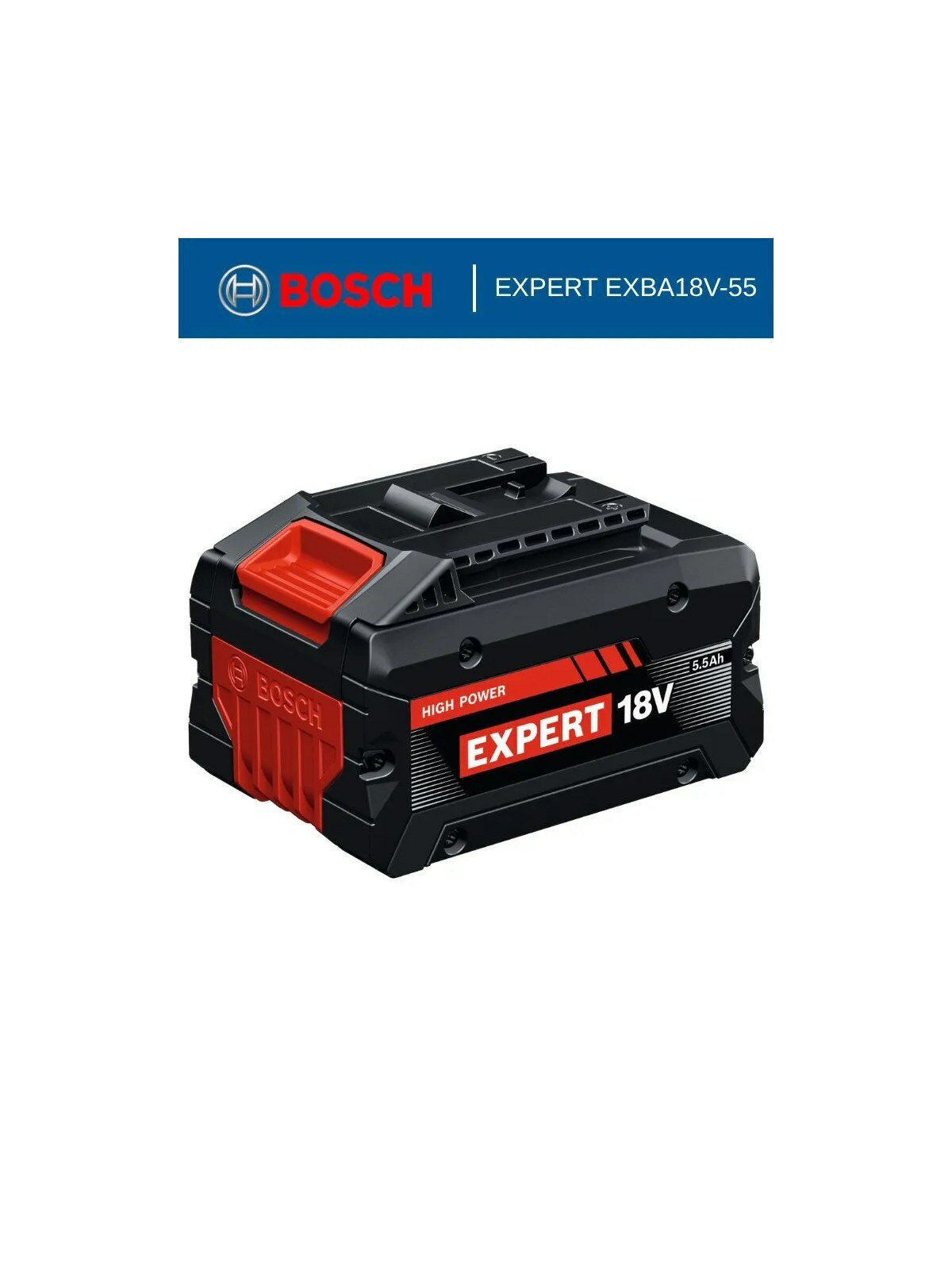 Аккумулятор Bosch EXPERT EXBA18V-55 ProCORE18V (5.5Ah) Li-Ion арт. 1600A036Z6