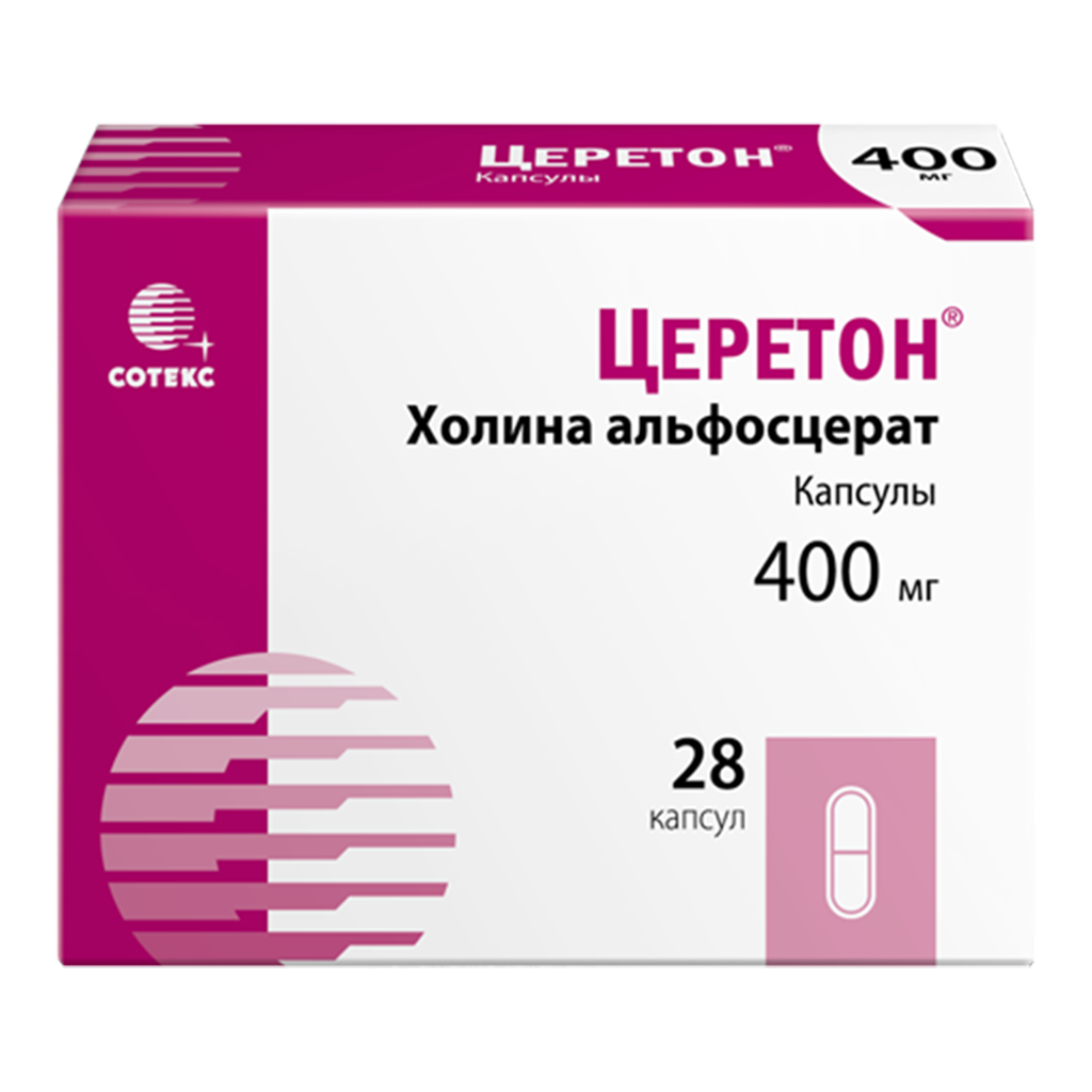 Церетон капсулы 400 мг 28 шт