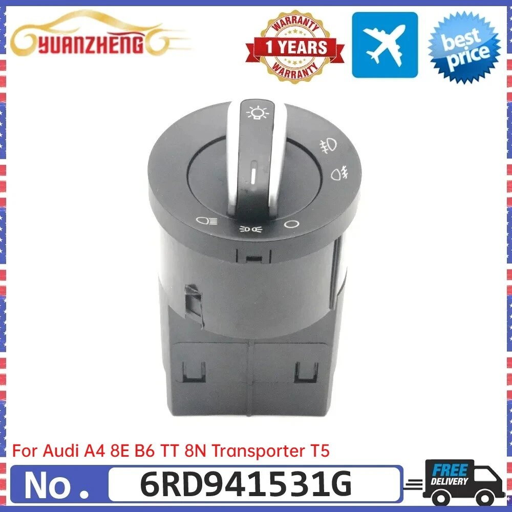 Кнопка переключения противотуманных фар 6RD941531G для Audi A4 8E B6 TT 8N Transporter T5, для Volkswagen Polo 6R Jetta Passat Golf