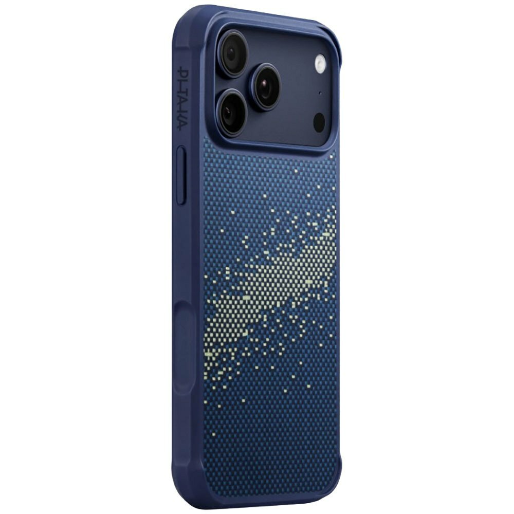 Противоударный чехол Pitaka Aramid ProGuard Case для iPhone 17 Pro, Milky Way Galaxy KI1705MGP