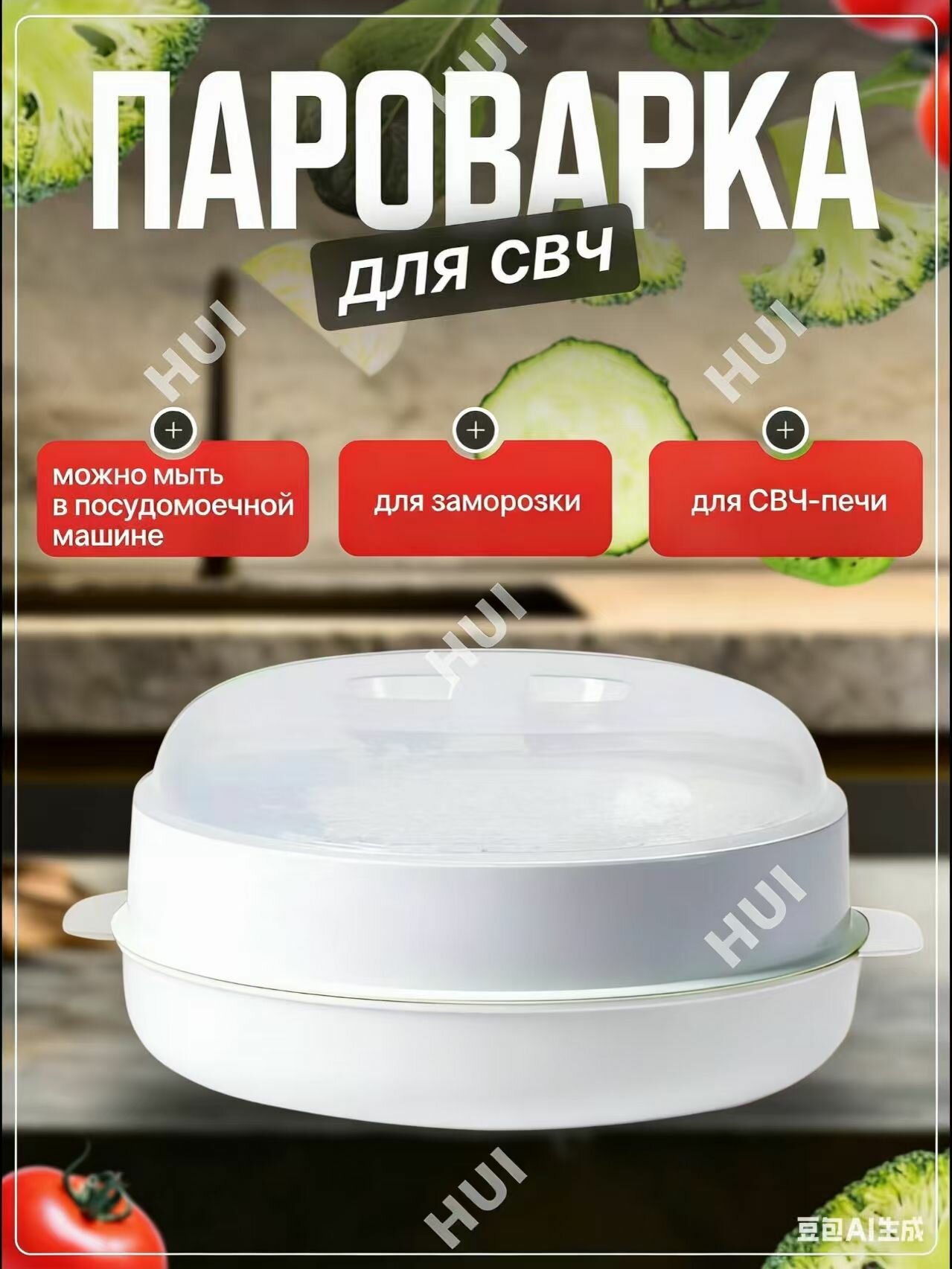 Пароварка для СВЧ, Стерилизатор, Подогреватель питания