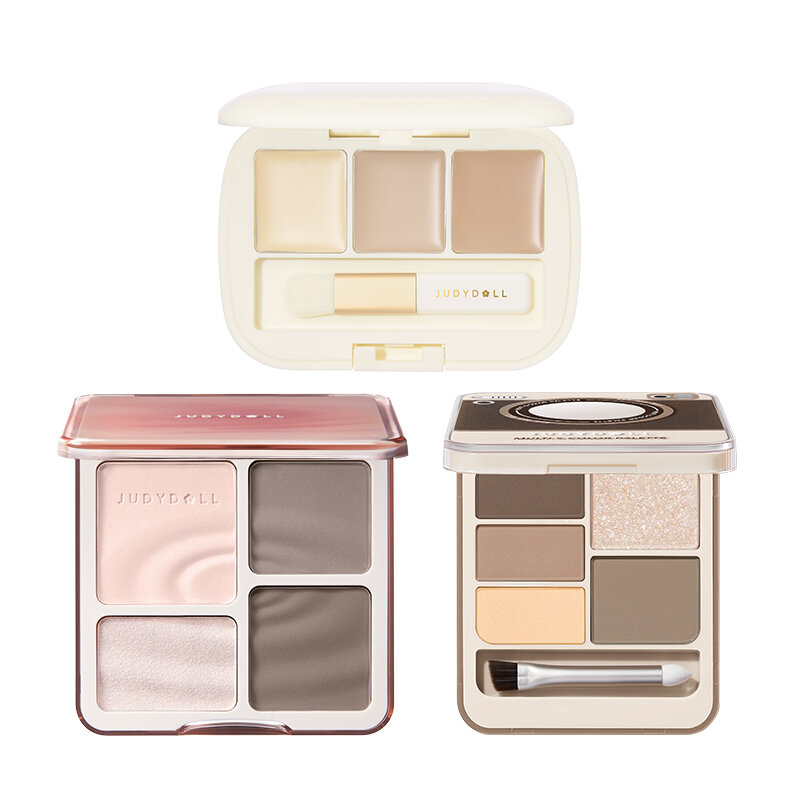 Палетка для макияжа женская Judydoll Highlighter Contouring Tricolor Concealing 5694287