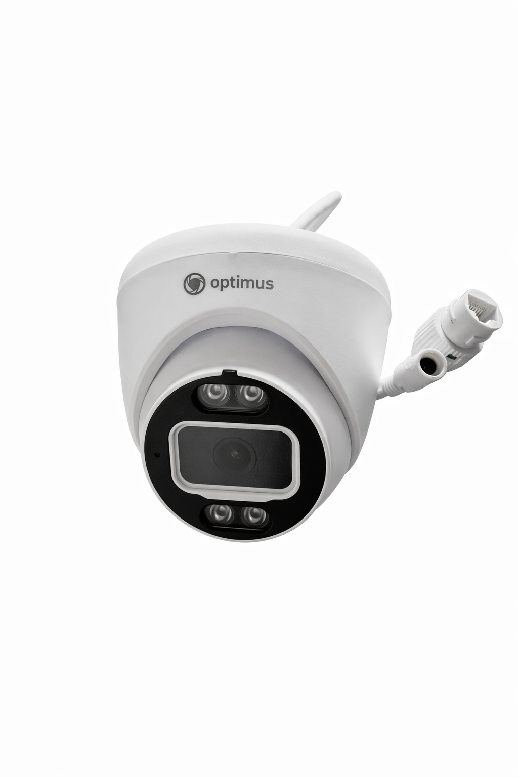 IP камера Optimus "IP-S022.1", Full HD, ИК-подсветка, встроенный микрофон, PoE