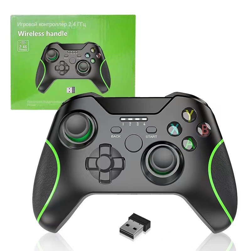Геймпад беспроводной Eyierjia 168 для PC, Android и PS3, 2.4G USB, двойная вибрация, встроенный аккумулятор, поддержка Steam