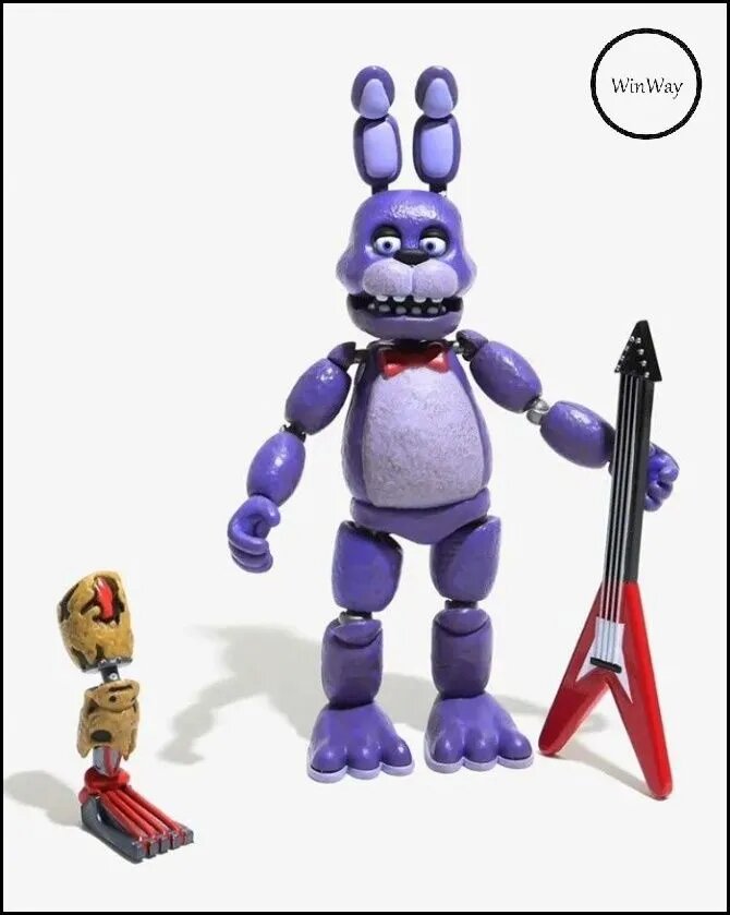 Коллекционная фигурка Five Nights at Freddy's Bonnie 13 см шарнирная виниловая для мальчиков — фото 1