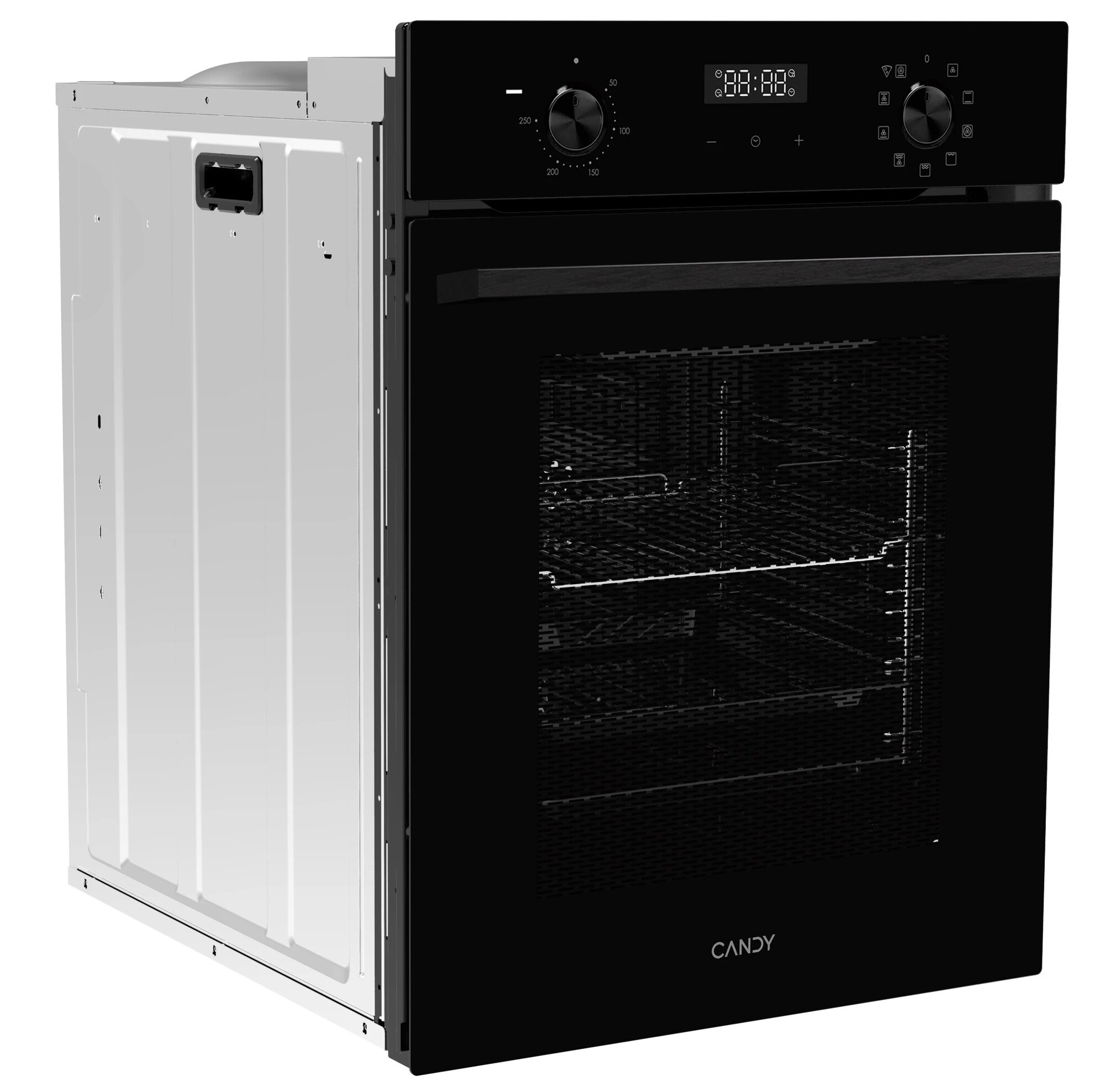 Духовой шкаф Candy COXP09SLBB, электрический, черный, гидролизная очистка
