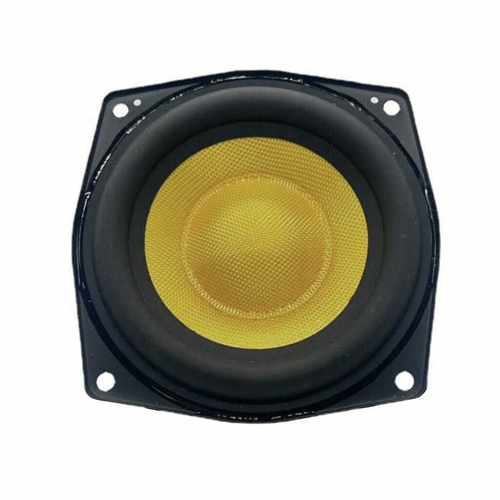 4-дюймовый басовый динамик, 40 Вт, 4 Ом, сабвуфер, частота 50 Гц 20 кГц, металлический громкоговоритель