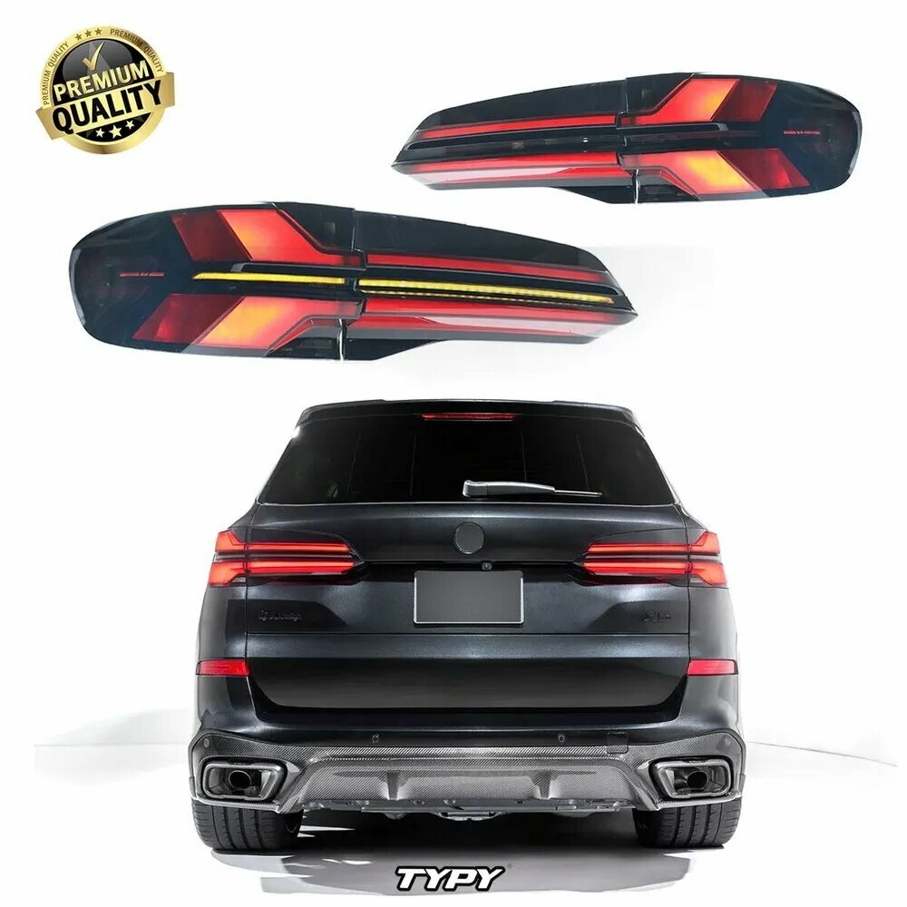 Фары автомобильные, 4 шт, арт. Светодиодные задние фонари 4 шт. для BMW X5 G05 2019-2022 г. Модернизация до LCI