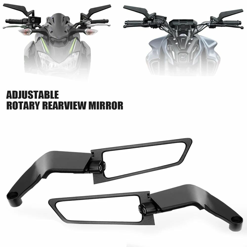 Боковые зеркала заднего вида для мотоциклов BMW S1000R F900R F900XR G310R G310GS C400X C400GT, алюминиевые, аэродинамический корпус