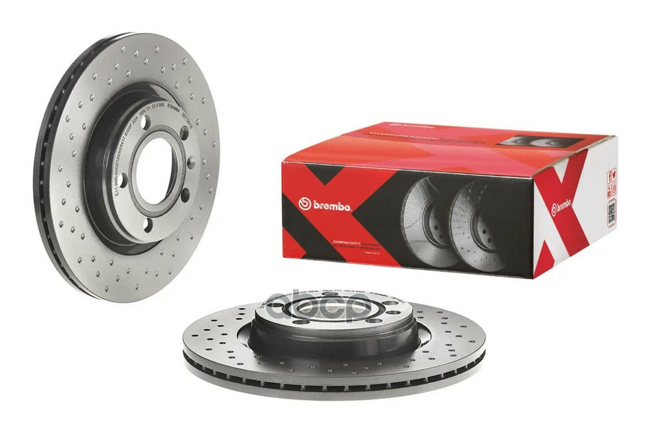Диск тормозной SEAT EXEO (3R2) 1.8 TSI 2010-2013 шт. Brembo арт. 09.7196.1X