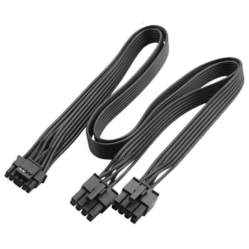 16AWG 12VHPWR кабель PCIE 5.0, Черный