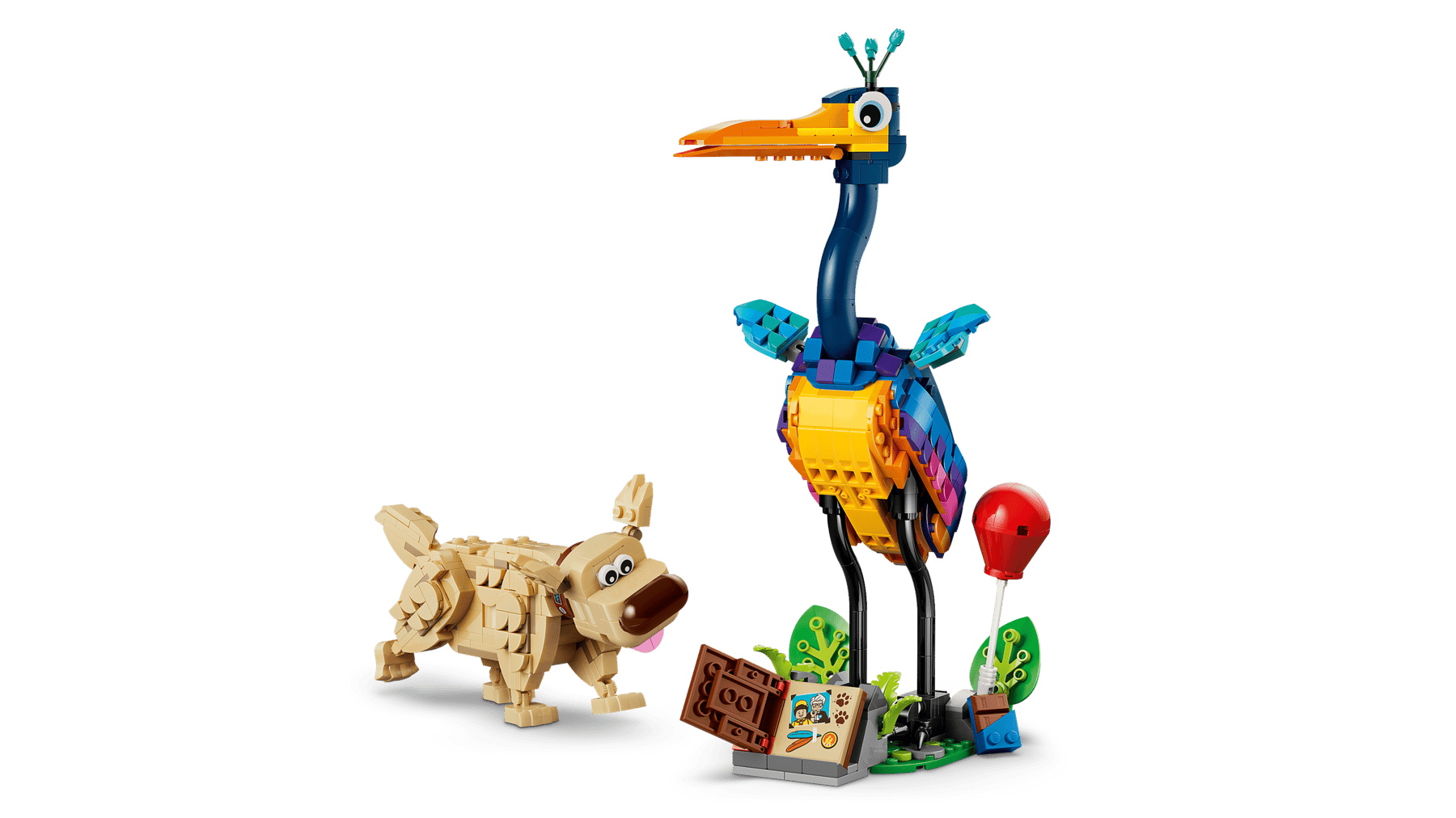 Конструктор LEGO Disney 43290 Вверх: Кевин и Даг, разноцветный, 628 дет. — фото 1