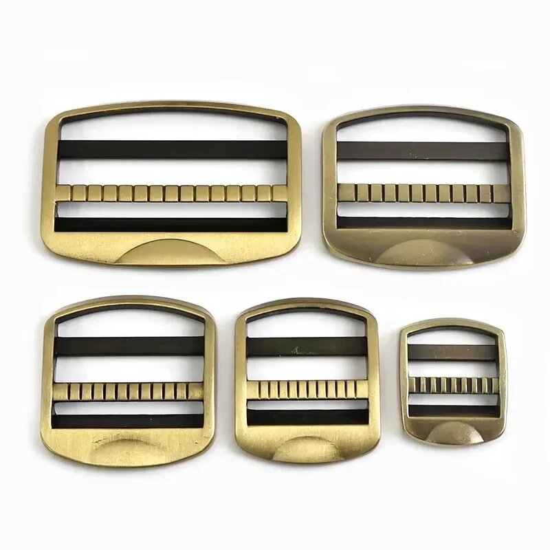 Металлические регулируемые пряжки Meetee 2/4 шт. 19-50 мм 38mm-2Pcs, Brass
