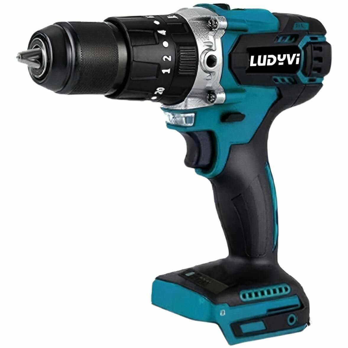 Аккумуляторная дрель 21 В, 13 мм, 120 Нм, Бесщеточная Ударная Дрель Шуруповерт для ледобура Рыбалка , Батарейка не входит в комплект