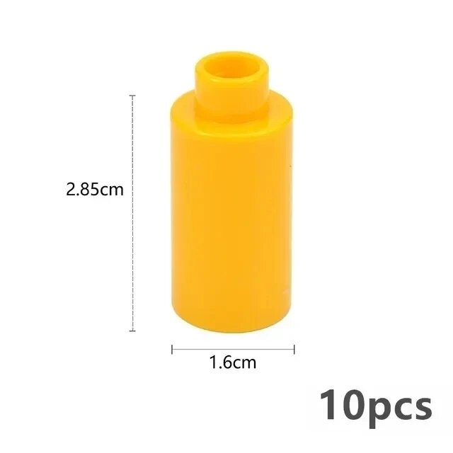 Желтый строительный блок DUOP 10pcs