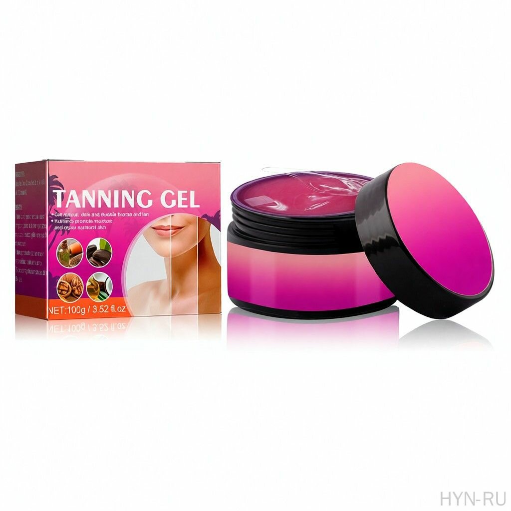 Увлажняющий бронзирующий гель для загара на пляже (100 г)