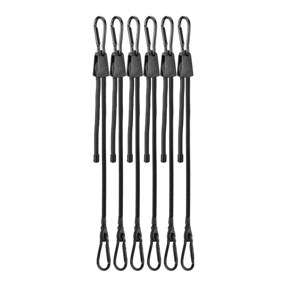 Усиленный резиновый строп для крепления груза, 6 штук, черный цвет