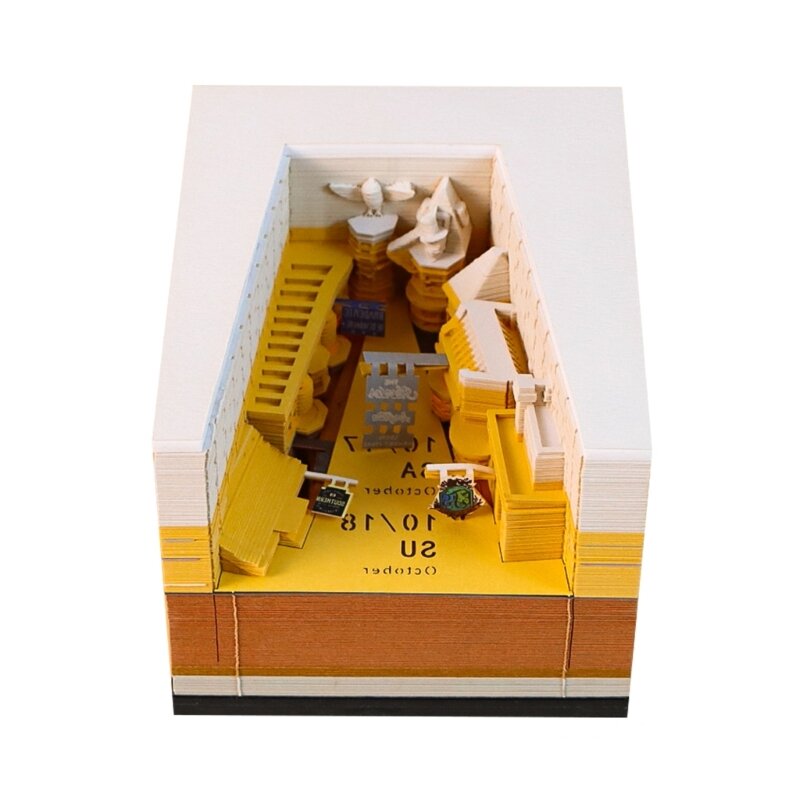 Twenty twenty six 3D Календарь Со Светодиодной Подсветкой Отрывной Блокнот Настольная Доска Для Поклонников Фэнтези Офисные Материалы