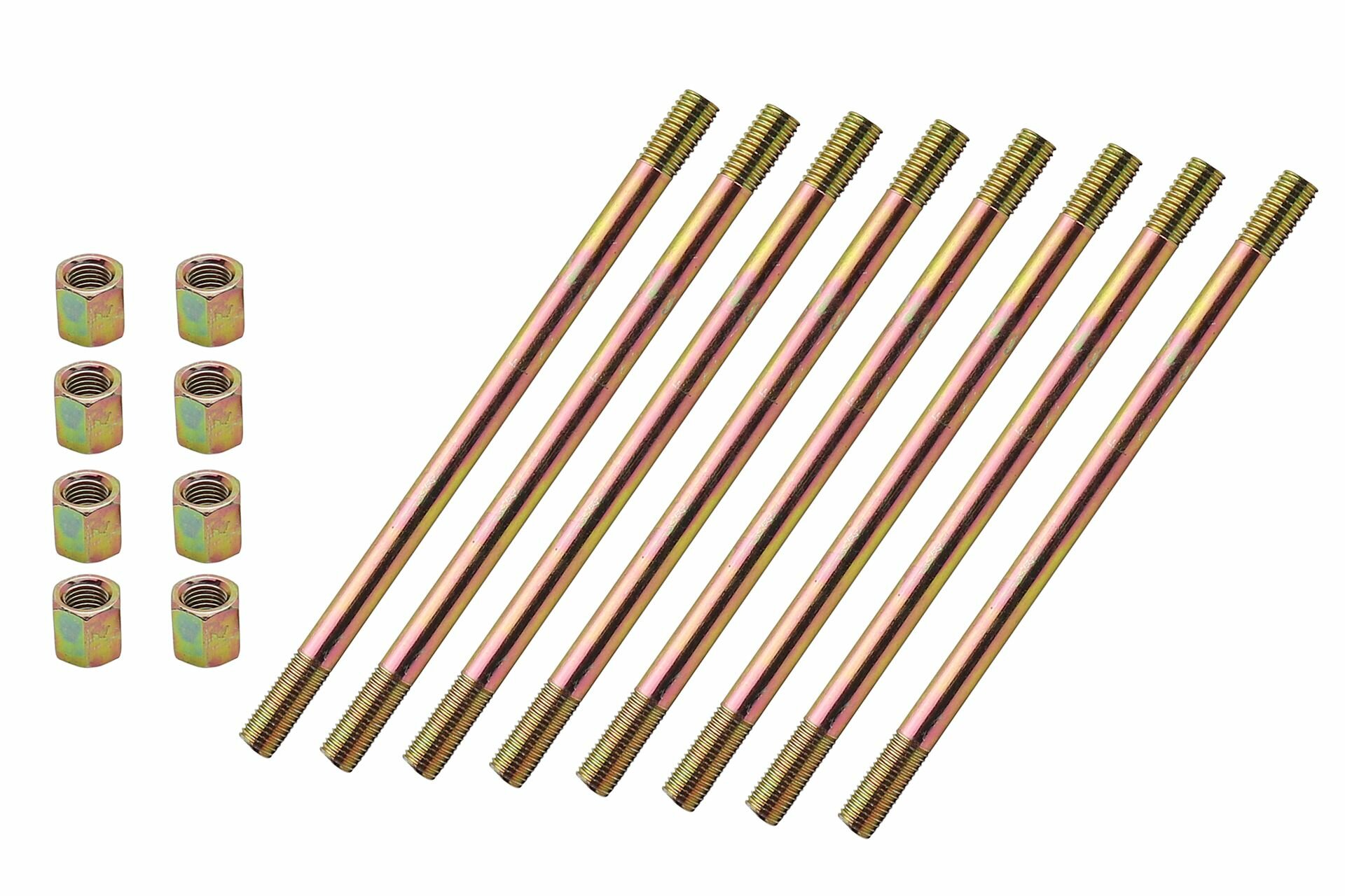 Шпилька Урал крепления головки к цилиндру (длинная с гайкой, 8/140мм) (Комплект 8шт)