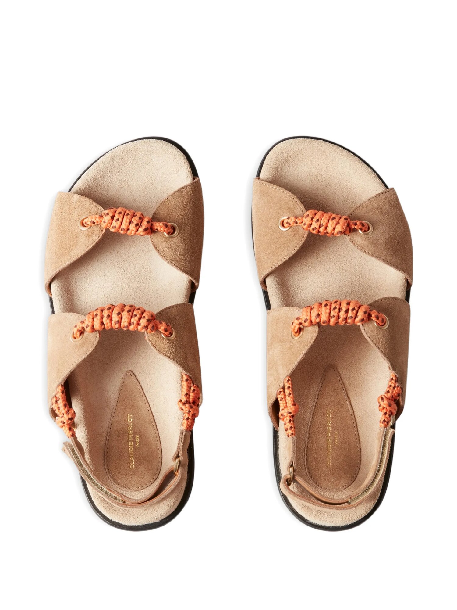 Босоножки CLAUDIE PIERLOT Braided charm sandals, размер 38, разноцветный — фото 1
