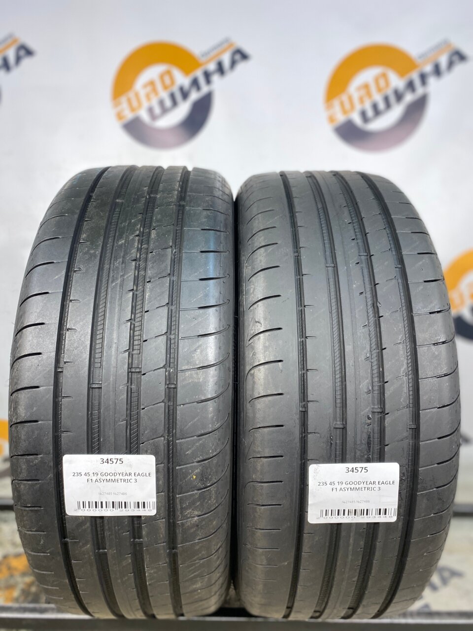 Шины Goodyear Eagle F1 Asymmetric 3 235/45R19 99V