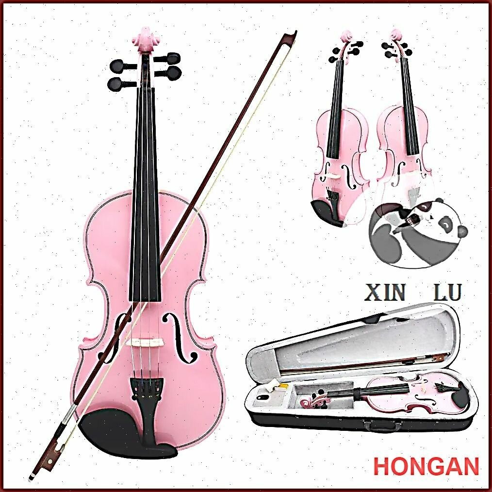 Скрипка из цельного дерева студенты, дети, начинающие, взрослые играют на скрипке 4/4