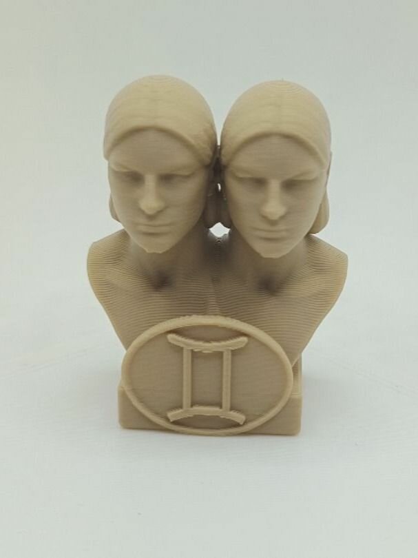 Знак зодиака Близнецы (8см, золотой)