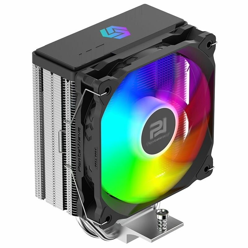 Кулер для процессора PentaWave PC-Z03E SRB ARGB V2 LGA115X/1200/1700/1851/AM4/AM5 (TDP 205W, 1*120mm ARGB PWM Fan, 3 тепловые трубки 6мм, 600-1750RPM, 12-29,5dBa)