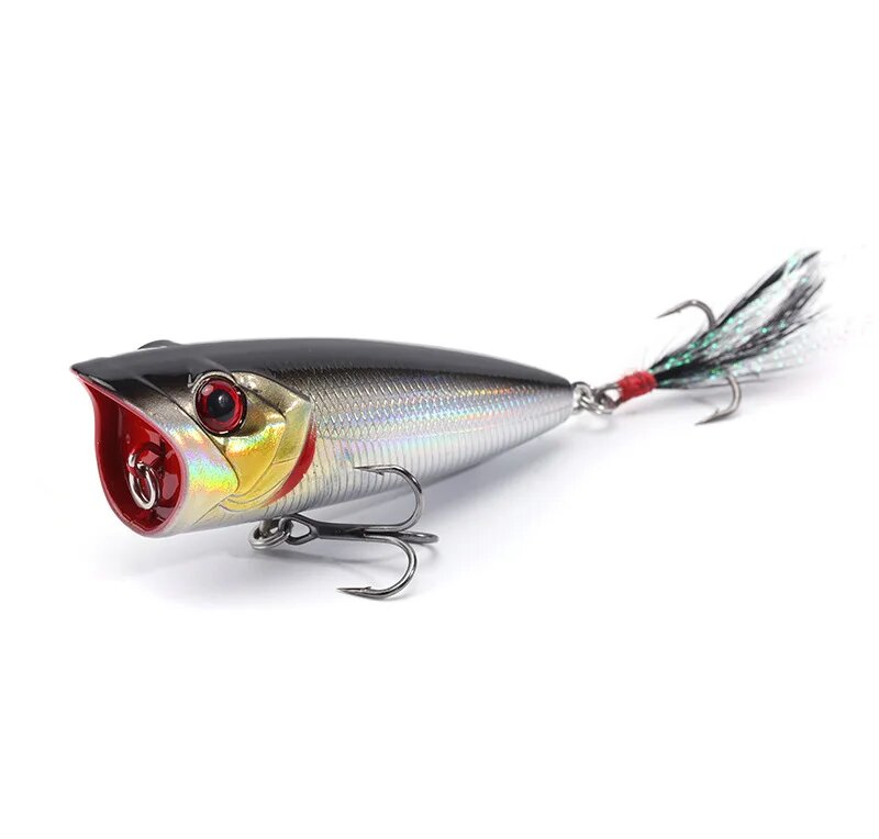Поппер Topwater Wave Popper, 17g-80mm, White