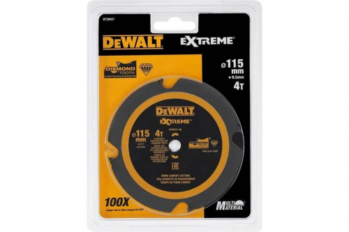 Диск пильный Dewalt DT20421-QZ по фиброцементу, 115x9.5мм