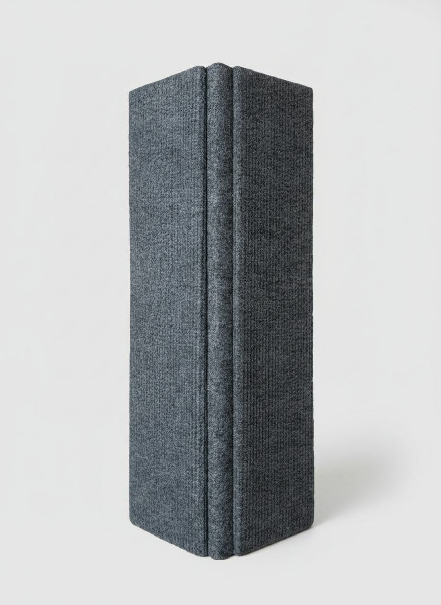 Настенная когтеточка для кошки угловая двухсторонняя 60х32см моця