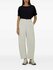 Брюки Herno Barrel-leg trousers, размер 42, бежевый/белый