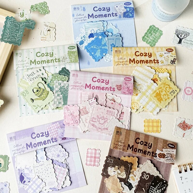 Набор наклеек Cozy Moments, 6 шт.