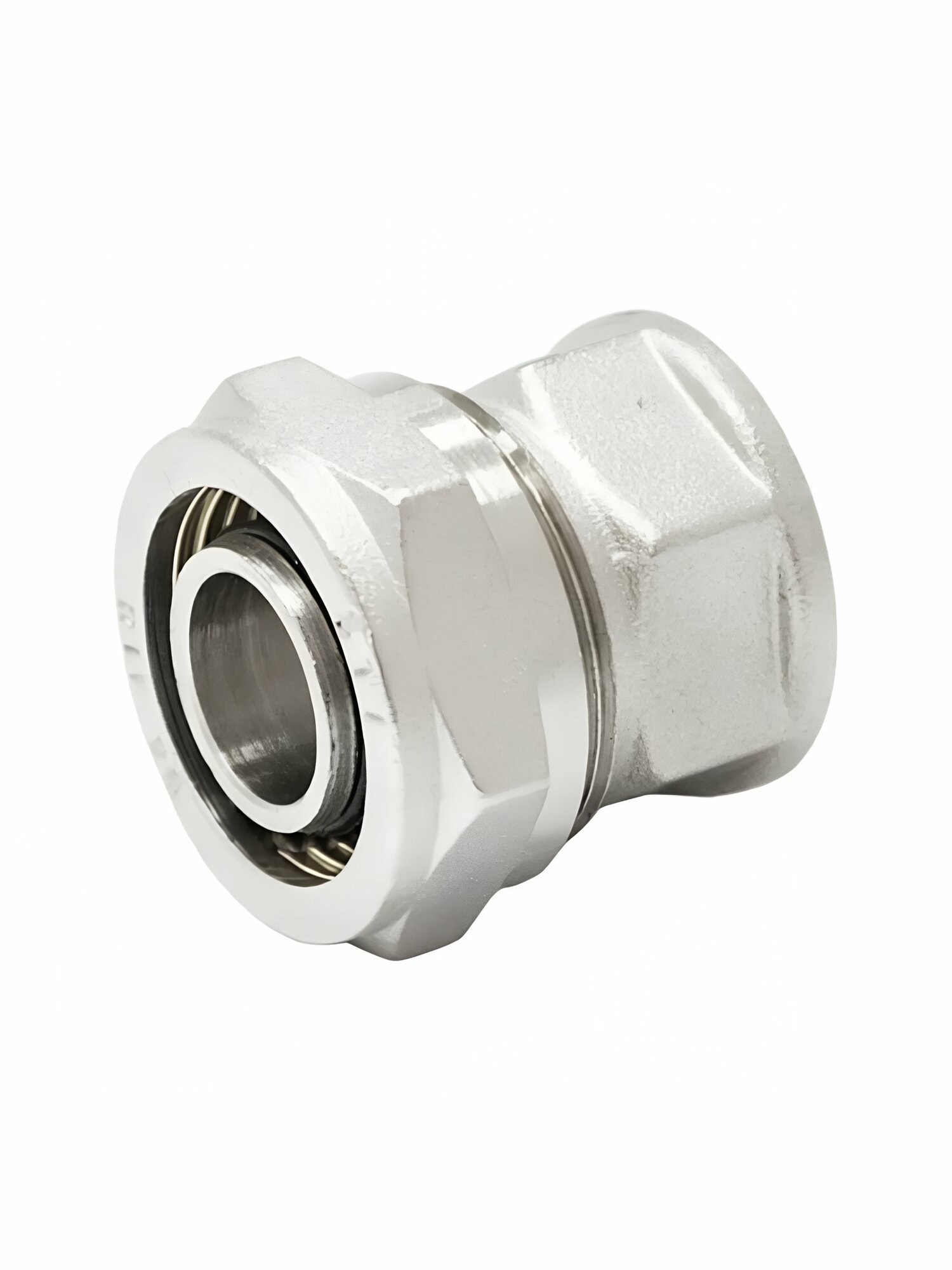 Металлопластиковая муфта STI 16х1/2" с внутренней резьбой для инженерной сантехники и систем водоснабжения