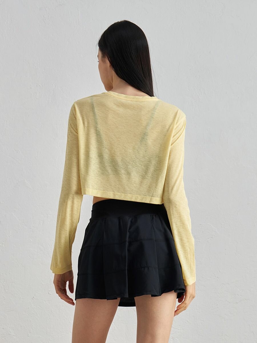 Лонгслив прозрачный оверсайз ALO Yoga