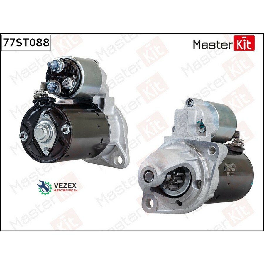 MASTERKIT 77ST088 Стартер BMW E87/E90 1.8/2.0 1.2kw (1.2kw) Masterkit