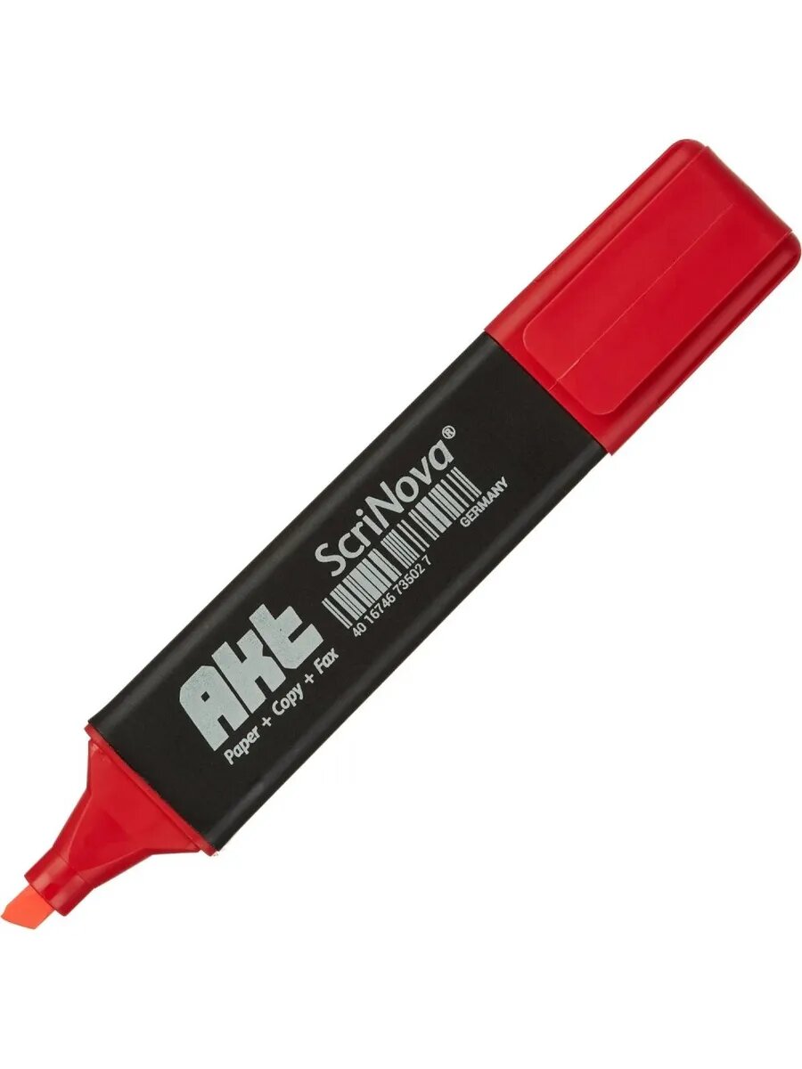 Яркий красный маркер для выделения текста