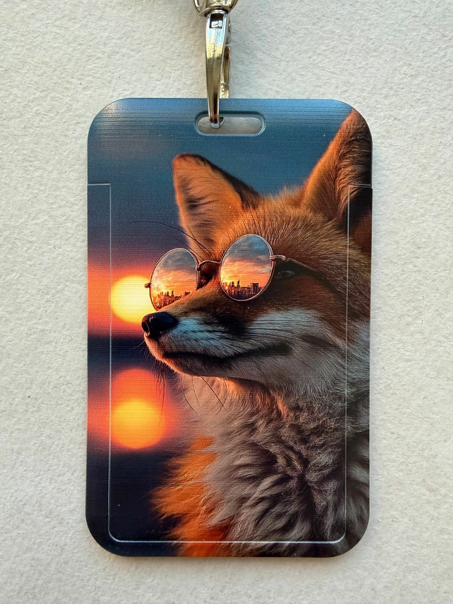 Бейдж для пропуска с рулеткой , Чехол для пропуска с рулеткой