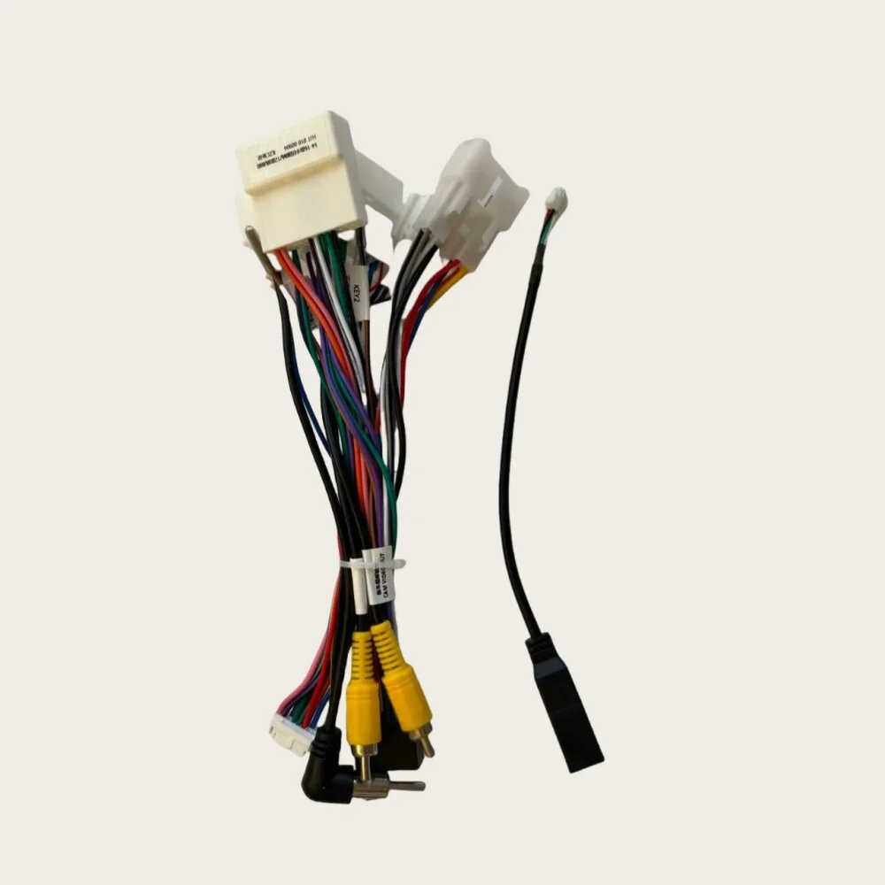 Кабель RZ-FT01 SWC Plug&Play для Android-магнитолы с 16-контактным разъемом для Toyota Corolla, Camry, RAV4, Crown, Reiz, Highlander, Hilux, Levin, Prius, Prado
