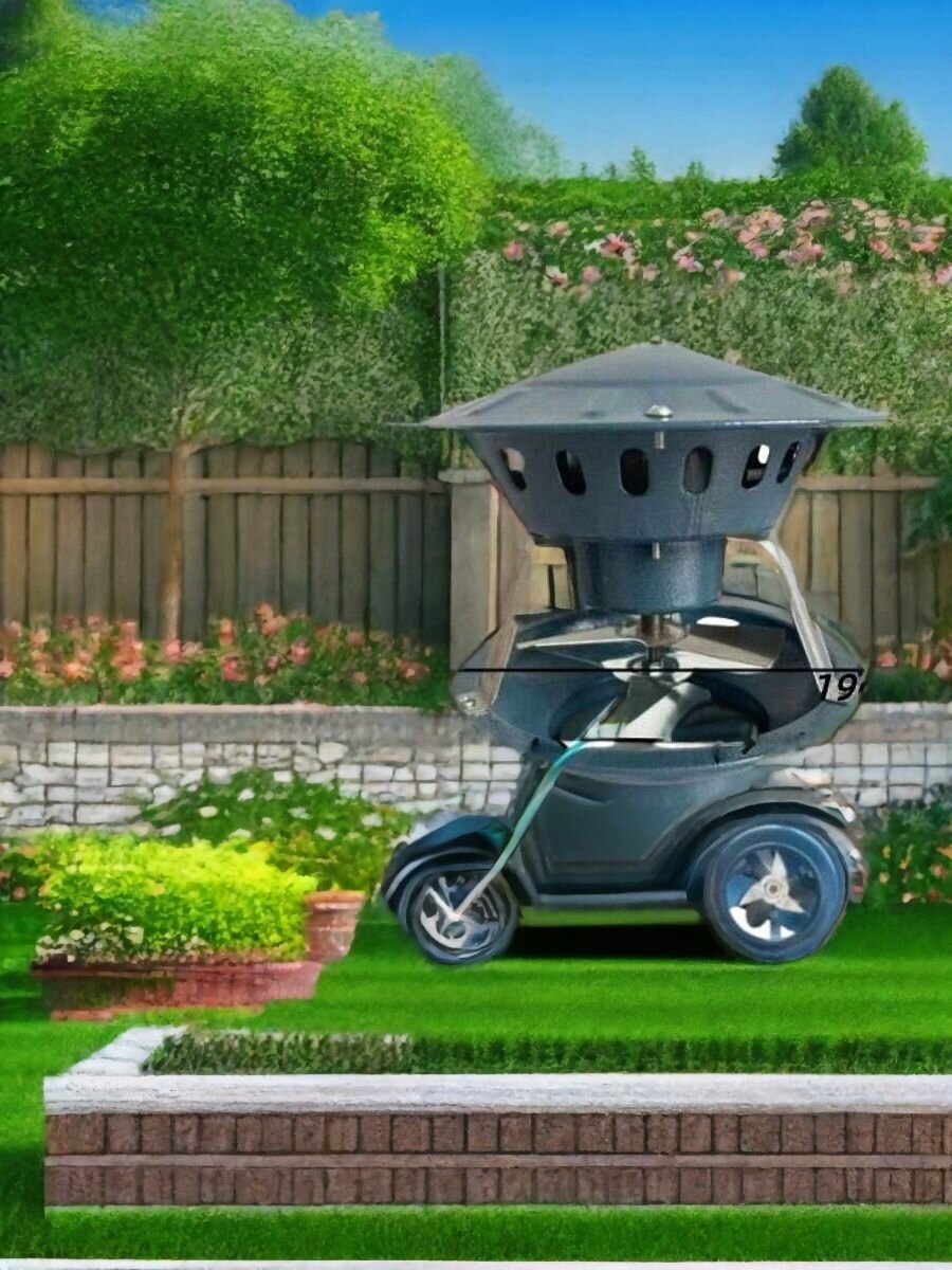 Бытовой вытяжной вентилятор с индуцированной вытяжкой из дымохода, дымососная машина