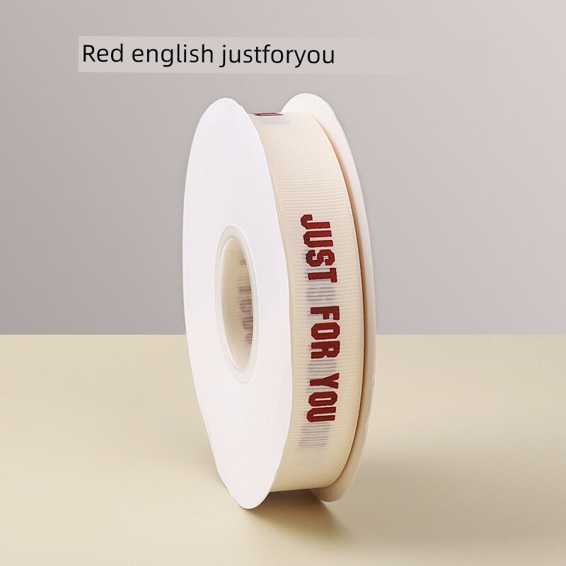 Красный набор ленточек JUST-FOR-YOU, 10 рулонов для подарков, украшения тортов, ширина 5 мм