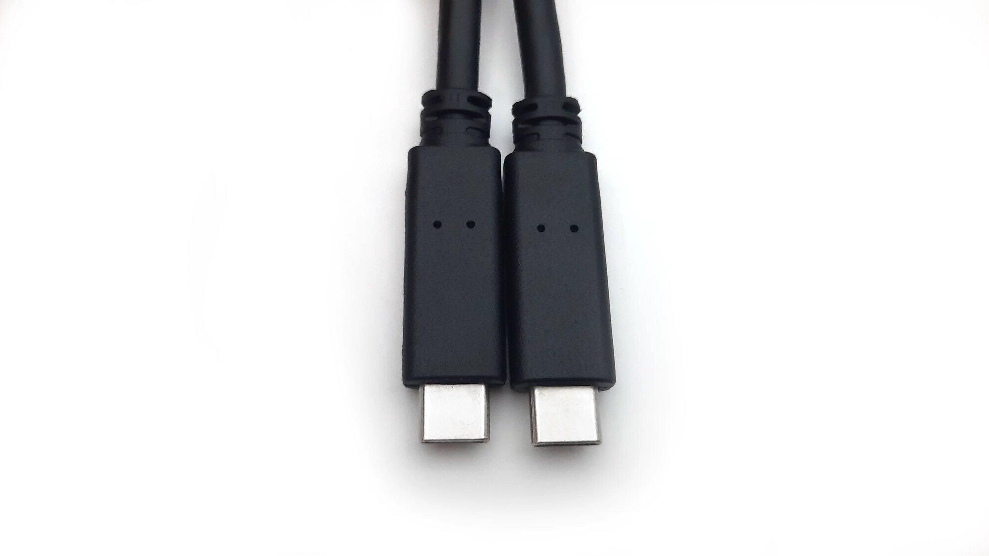 Кабель USB 3.1 Type-C к Type-C для высокоскоростной передачи данных, видео 4K, черный, не подходит для быстрой зарядки