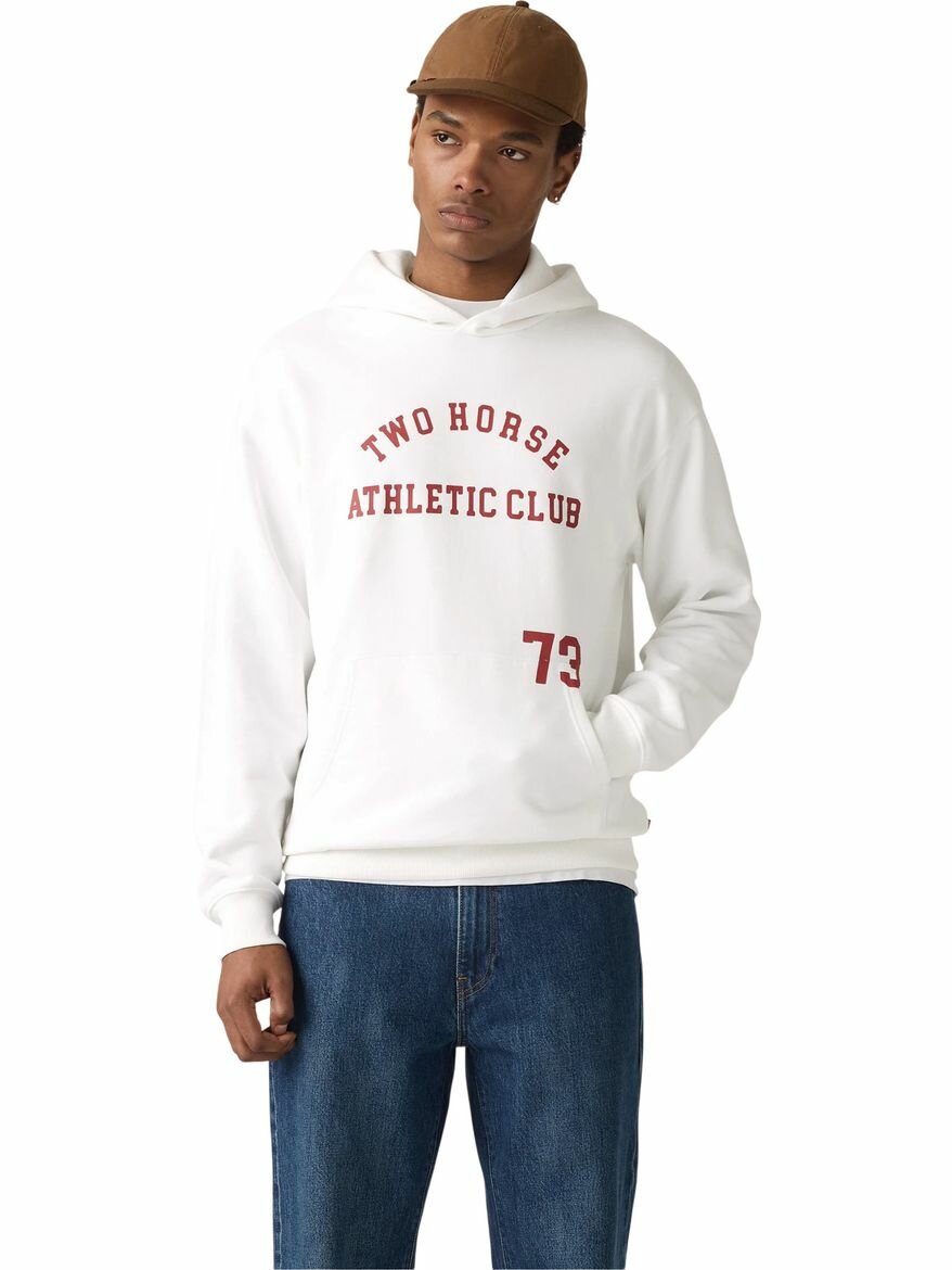 Худи Men Two Horse Cropped Hoodie