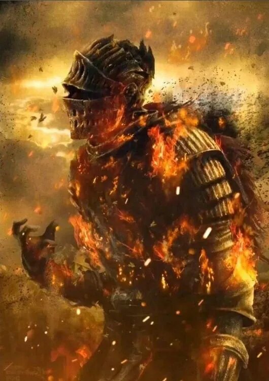 Алмазная Картина"Классическая Игра Dark Souls" 5D Круглый Бриллиант 30х40 См.