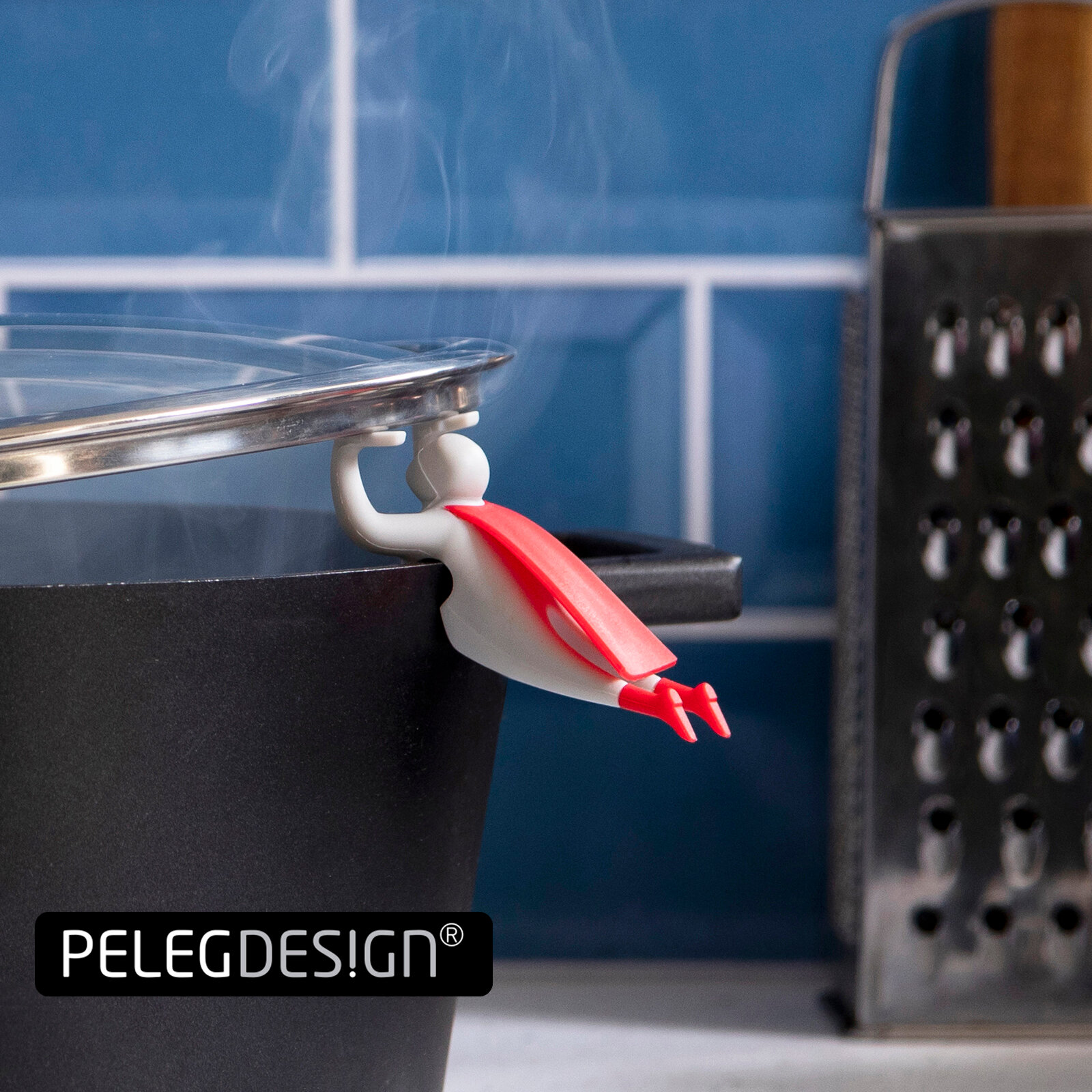 Держатель для крышки и ложки Peleg Design Steaman