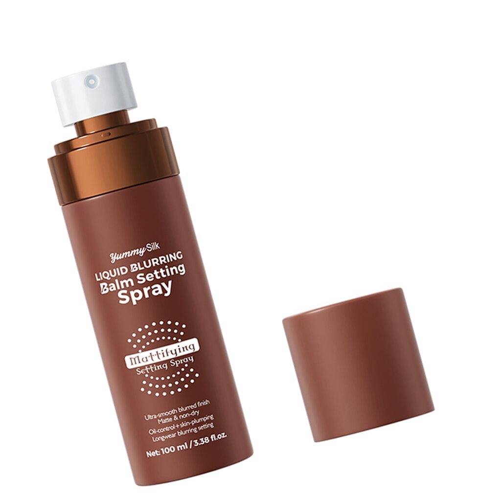 Распылитель-фиксатор для макияжа с матовым финишем предотвращает появление блеска для чувствительной жирной кожи