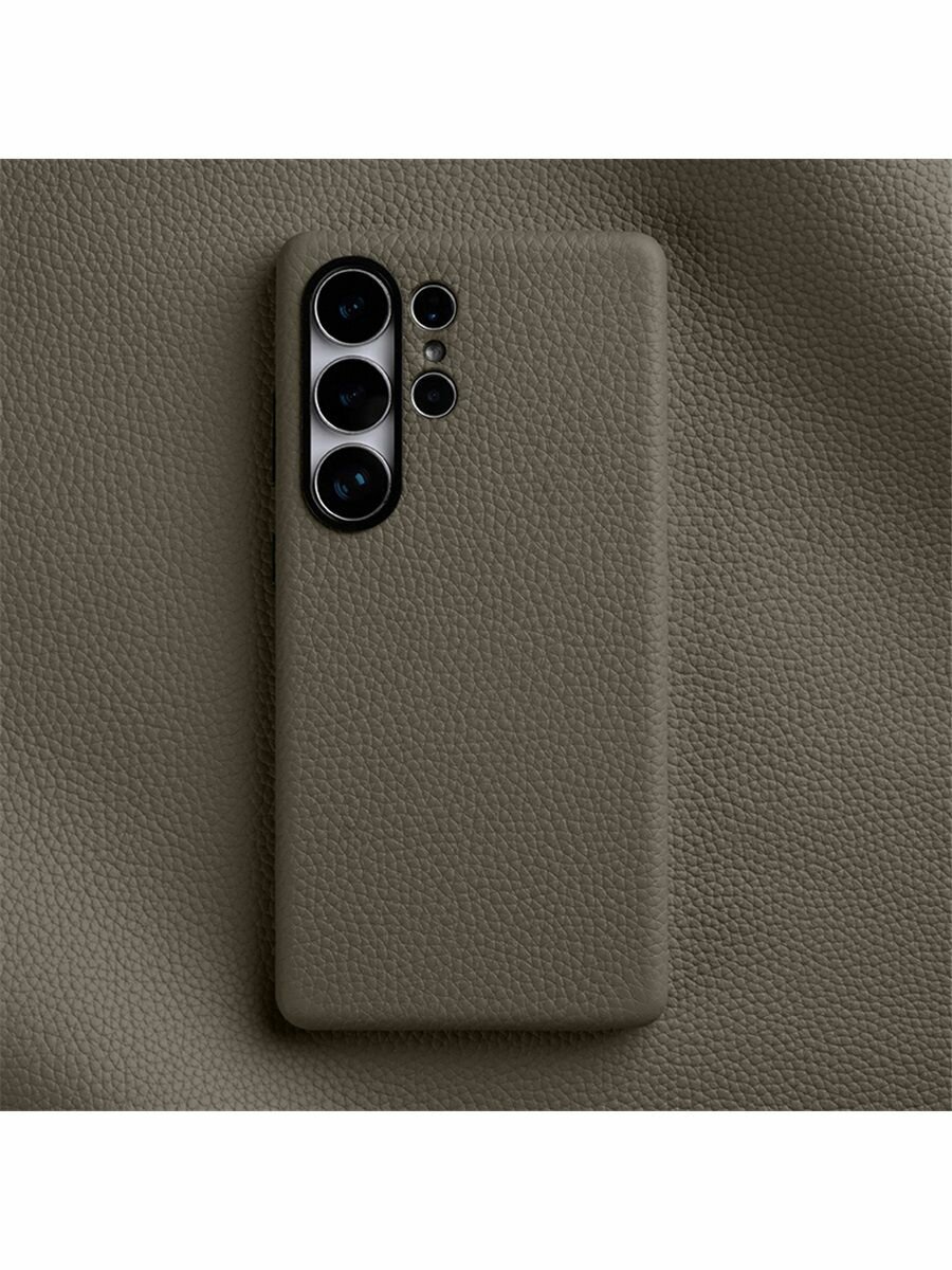 Роскошный чехол Melkco из натуральной яловой кожи для Samsung Galaxy S25 Ultra Магнитная беспроводная зарядка Полный объектив камеры, защитный жесткий чехол натуральная кожа жесткий чехол магнитная зарядка защита камеры